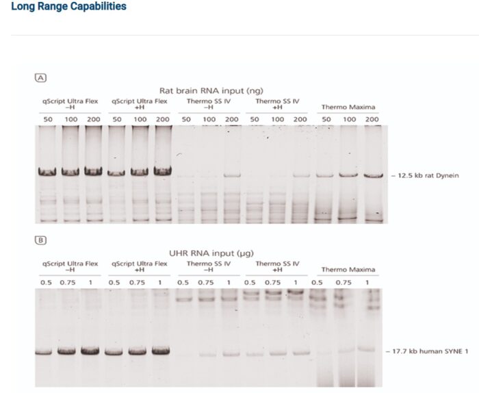 qScript Ultra Flex Kit. Faster, longer, tougher next gen cDNA synthesis ...
